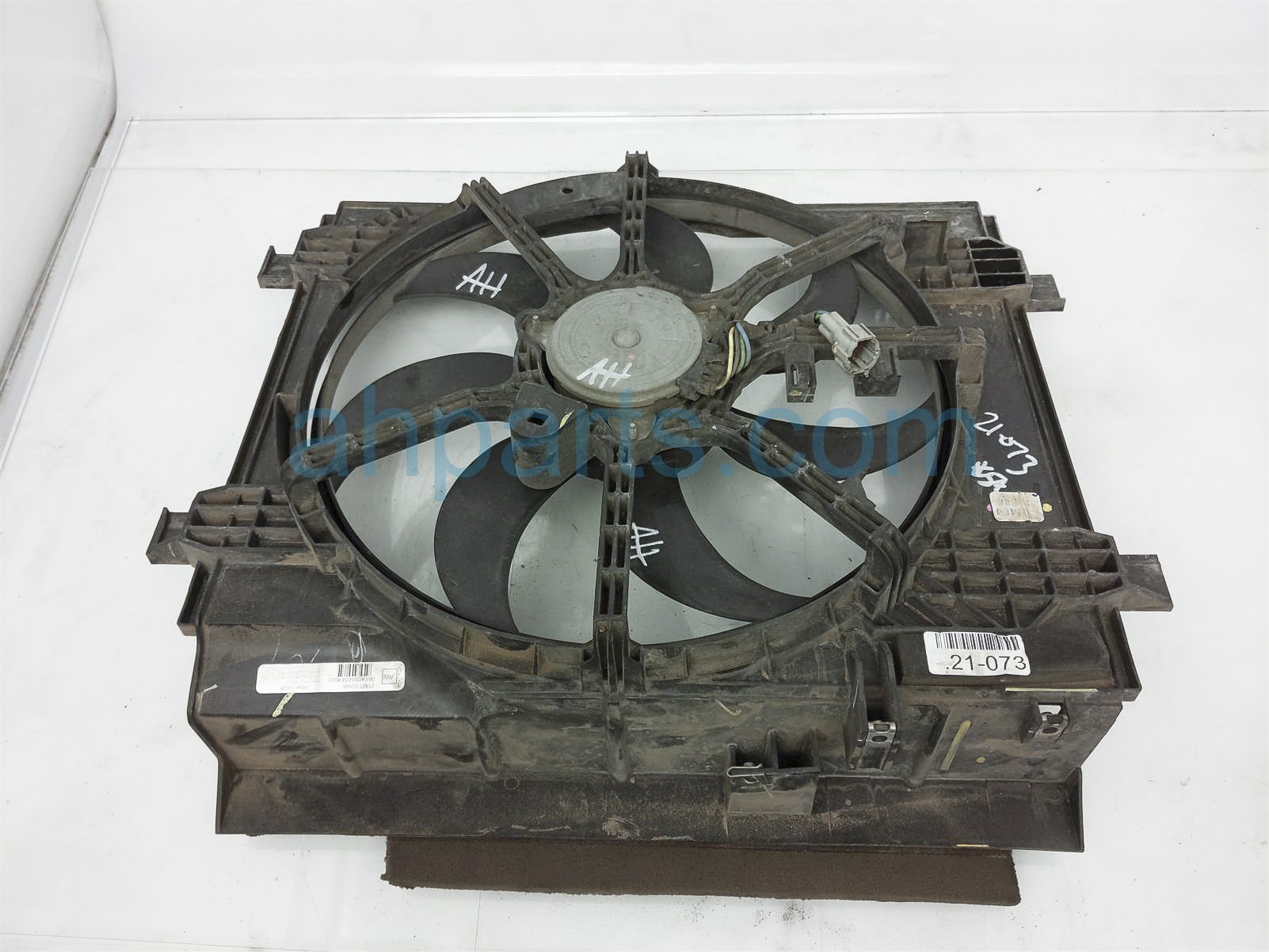 Sold 2014 Nissan Sentra Cooling Radiator Fan Assembly - 1.8l Sv 21481 ...