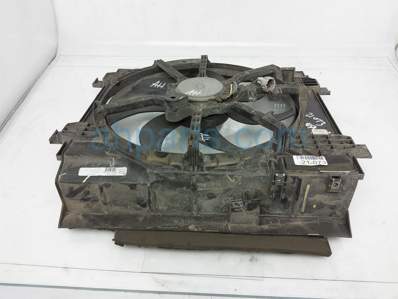 Sold 2014 Nissan Sentra Cooling Radiator Fan Assembly - 1.8l Sv 21481 ...
