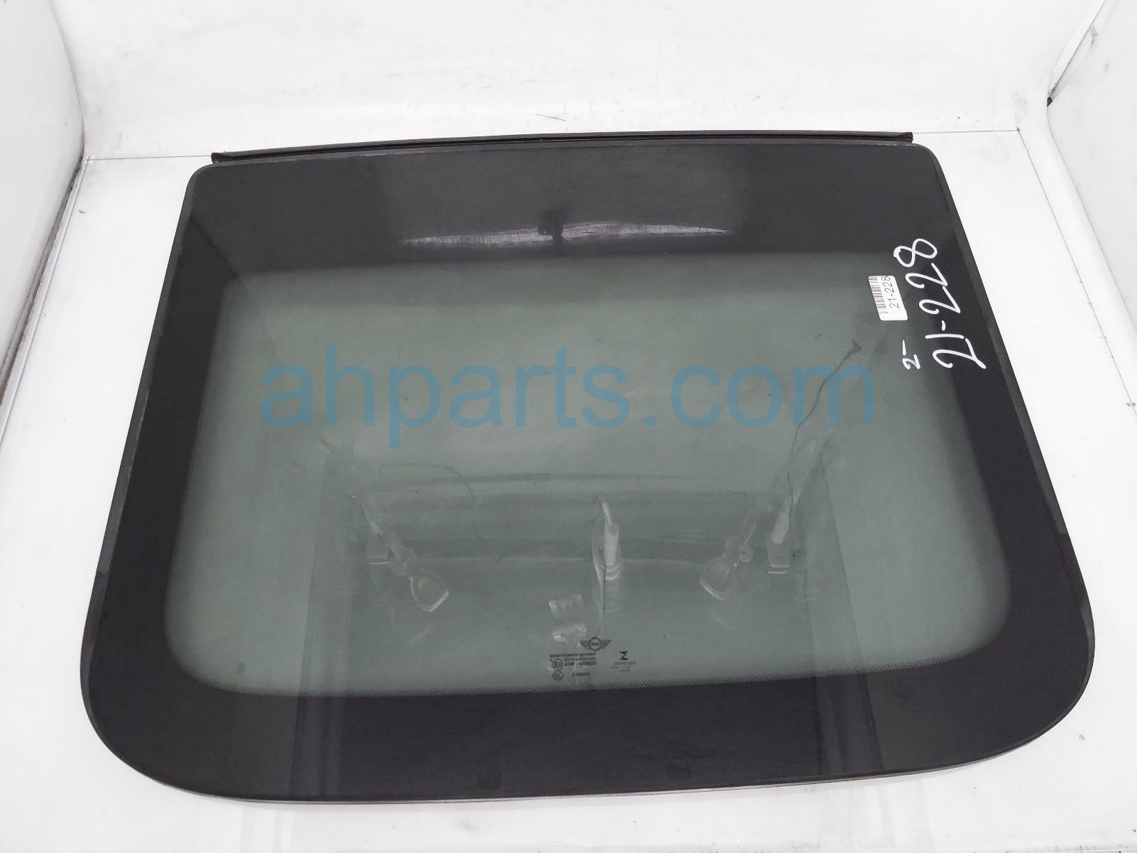 Sold 2014 BMW Mini Cooper Rear Sunroof Glass Window 54-10-7-379-620,