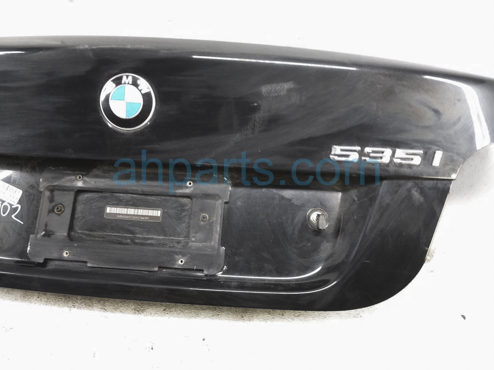 Sold 2010 BMW 535i Trunk / Decklid - Black (475) 41-62-7-168-761,