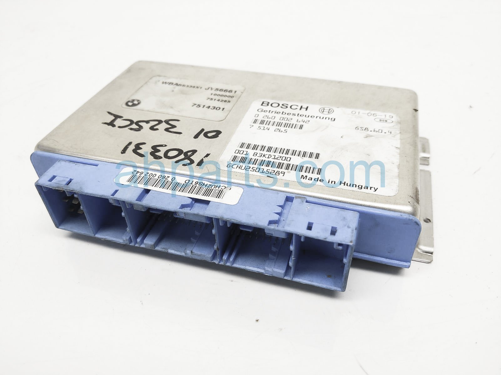 Sold 2001 BMW 325ci Transmission Control Module Unit 24-60-7-514-265,