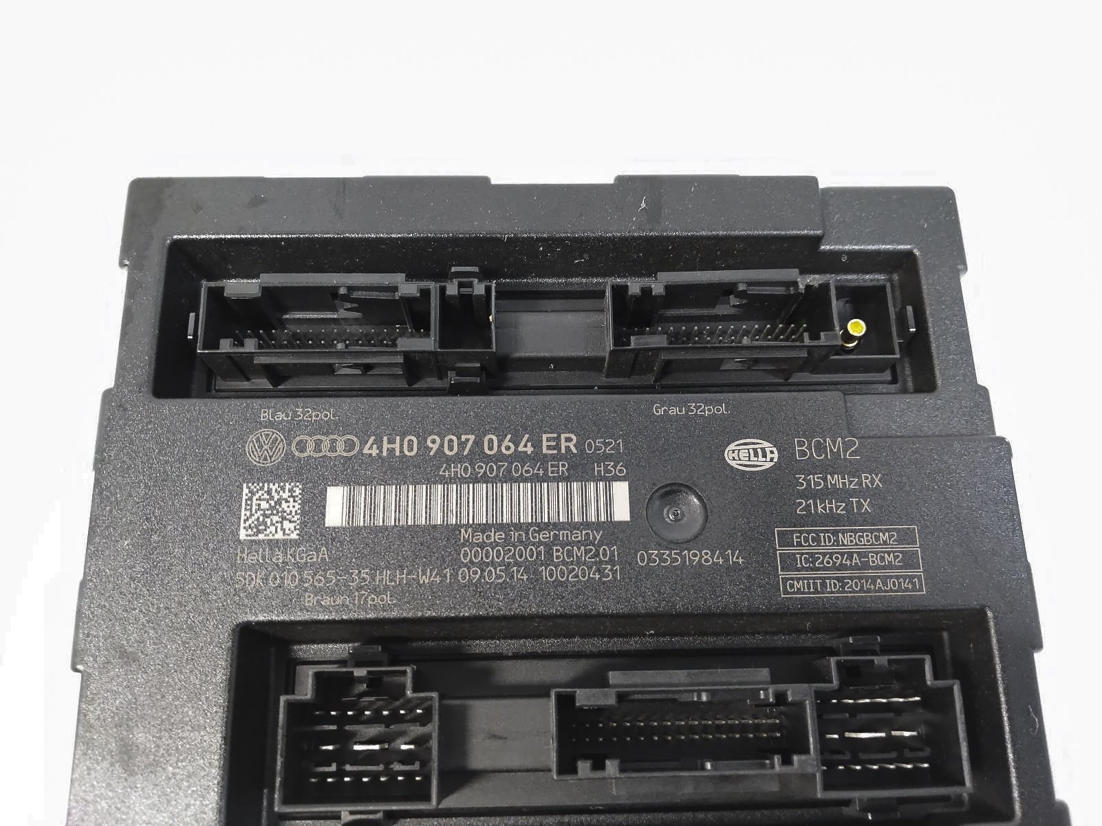 2014-2018 Audi A6 Central Body Control Module Bcm 4H0-907-064-Er | eBay