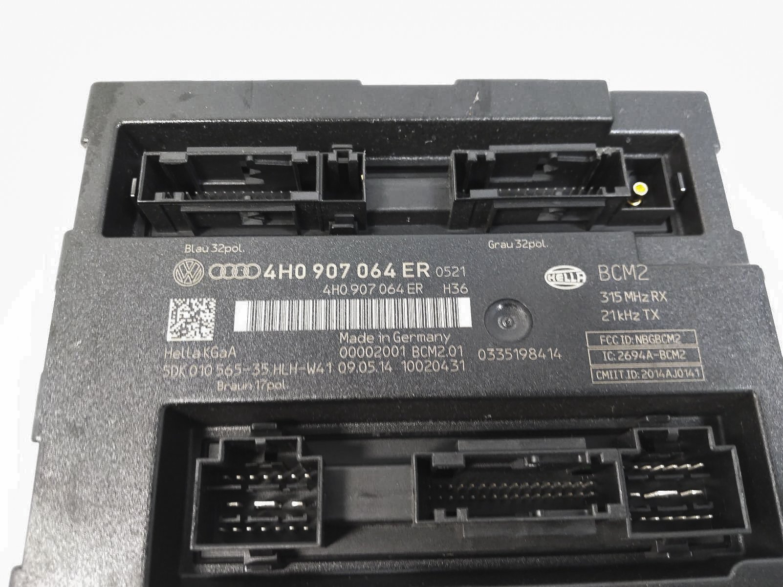 2014-2018 Audi A6 Central Body Control Module Bcm 4H0-907-064-Er | eBay