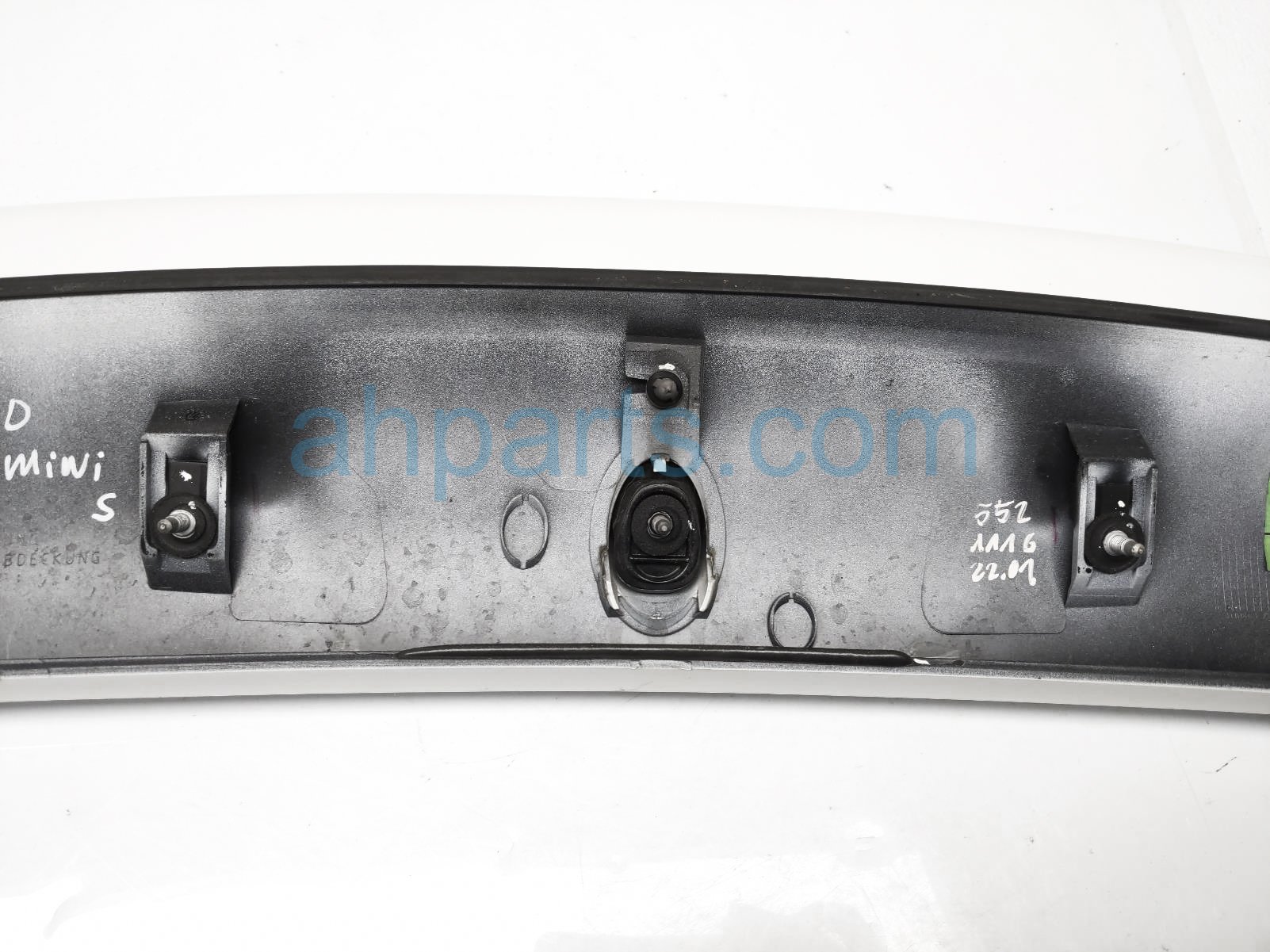 Sold 2008 BMW Mini Cooper Trunk / Wing Rear Spoiler Assy - White 51-62 ...