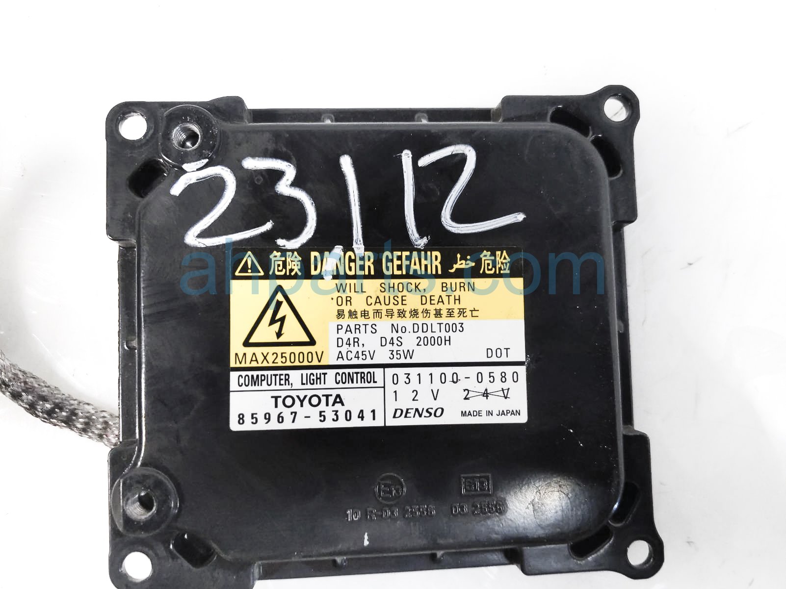 Sold 2012 Lexus Is 250 Headlamp Ballast And Hid Blub 81107-53501,