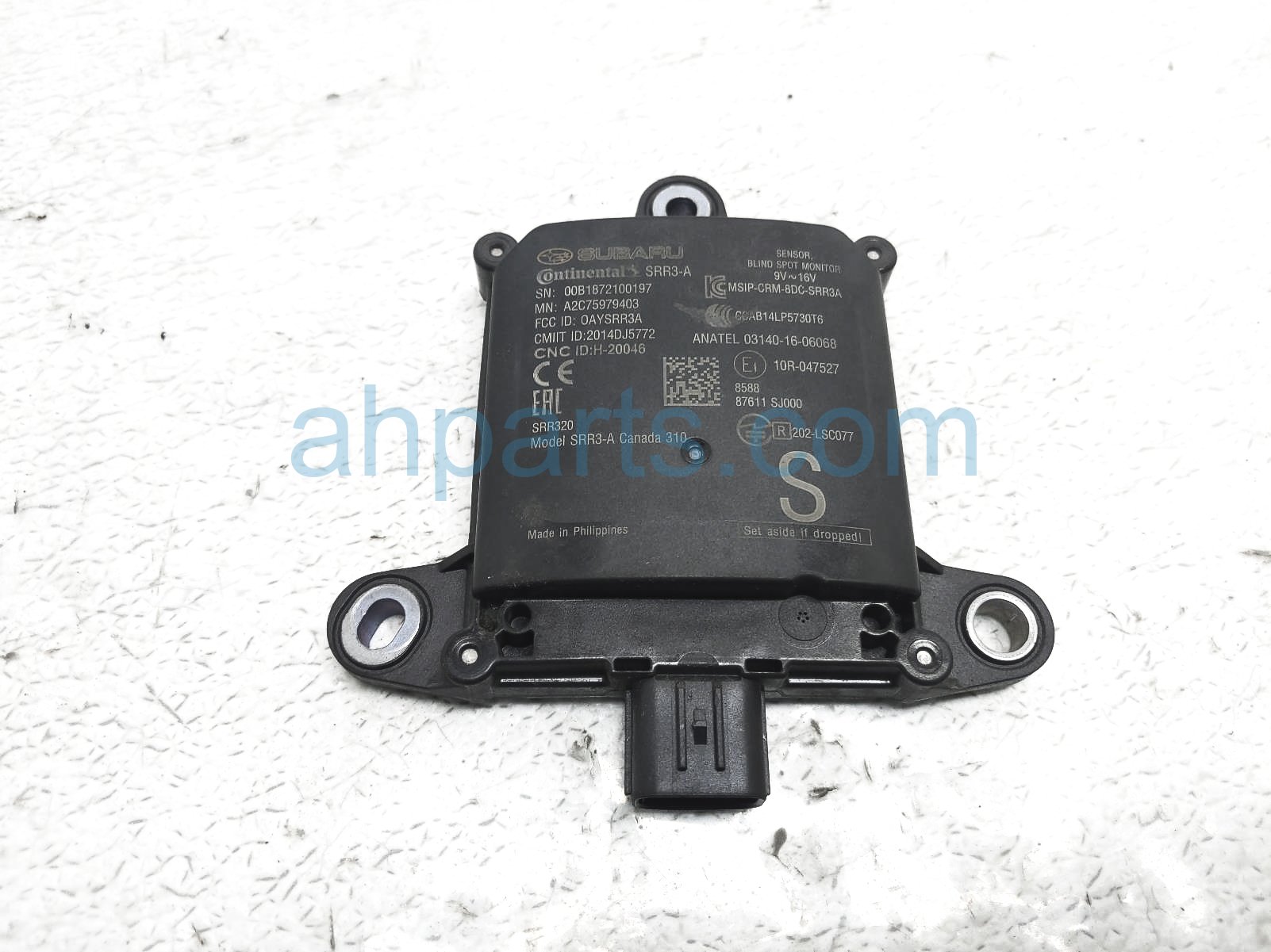 Sold 2019 Subaru Forester Rear Driver Object Radar Sensor 87611SJ004