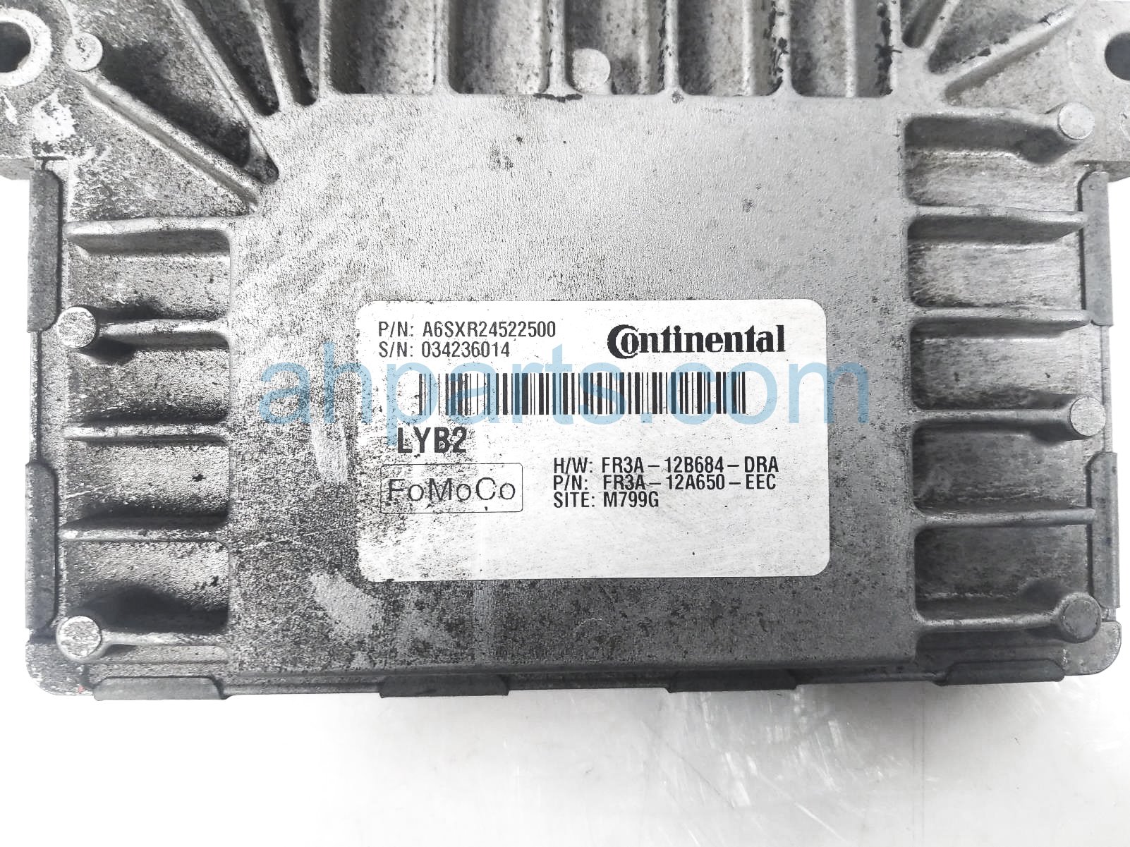 Sold 2015 Ford Mustang Engine Ecu Control / Computer Eec Module FR3A ...