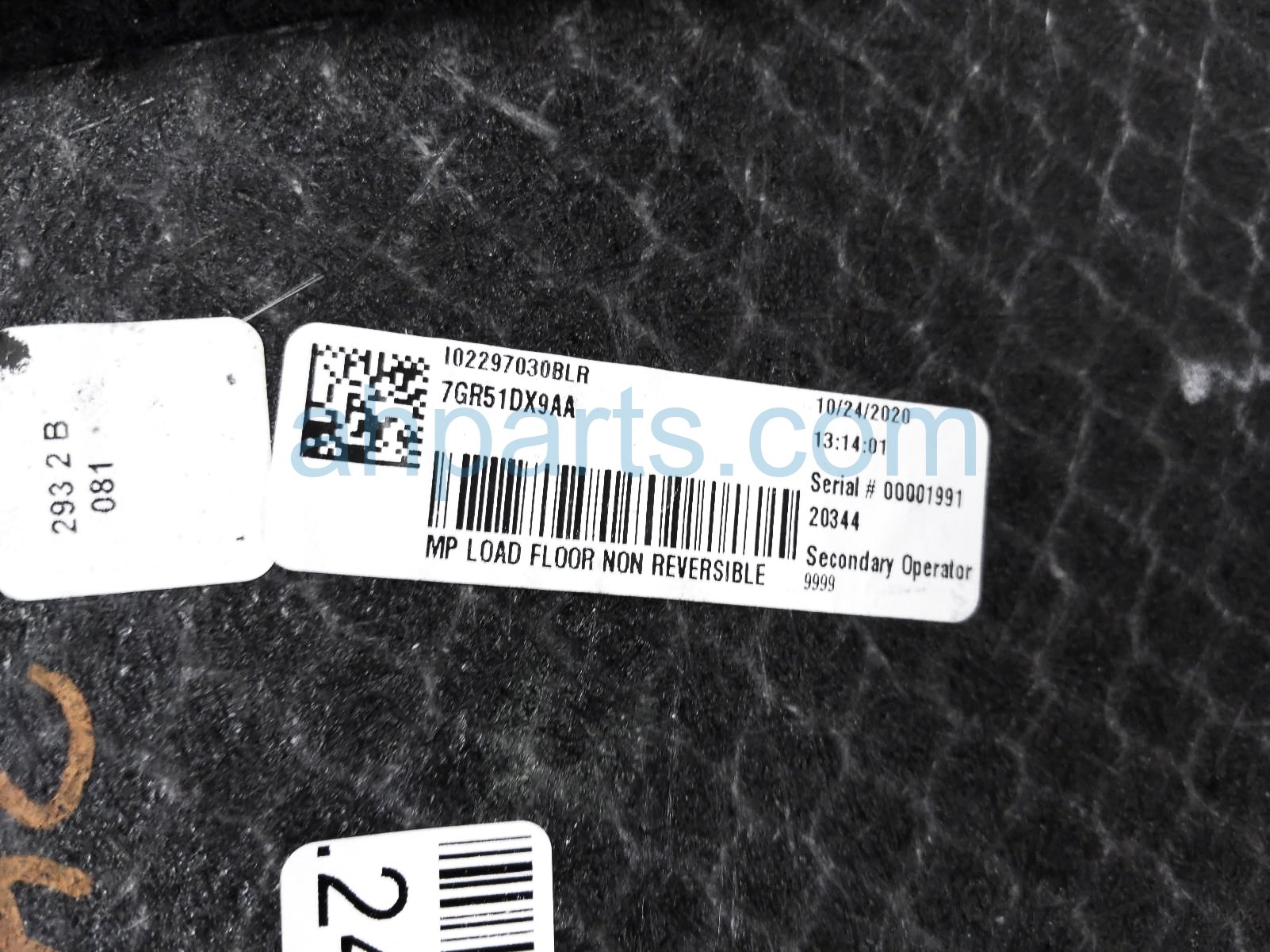 Sold 2021 Jeep Compass Cargo Spare Tire Floor Lid - Black 7GR51DX9AA