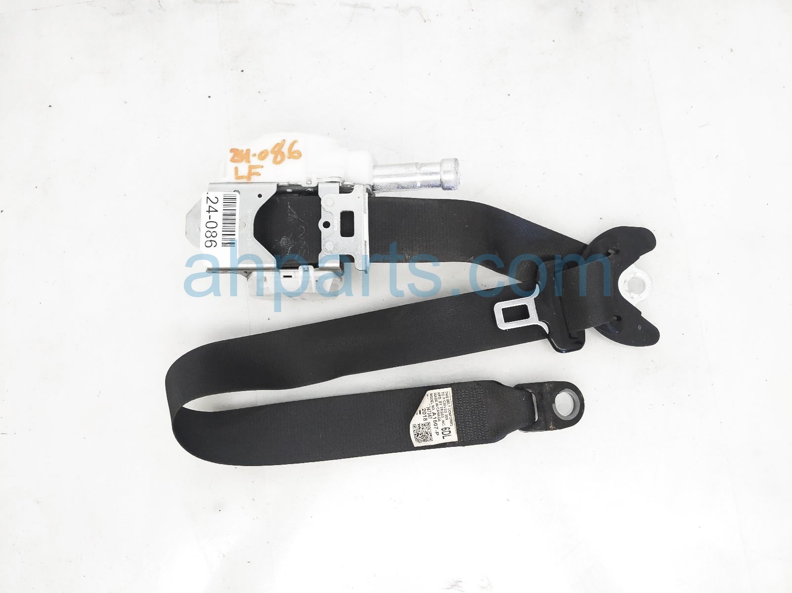 Sold 2018 Toyota Tacoma Front Driver Seat Belt - Black 73220-04260-C1,