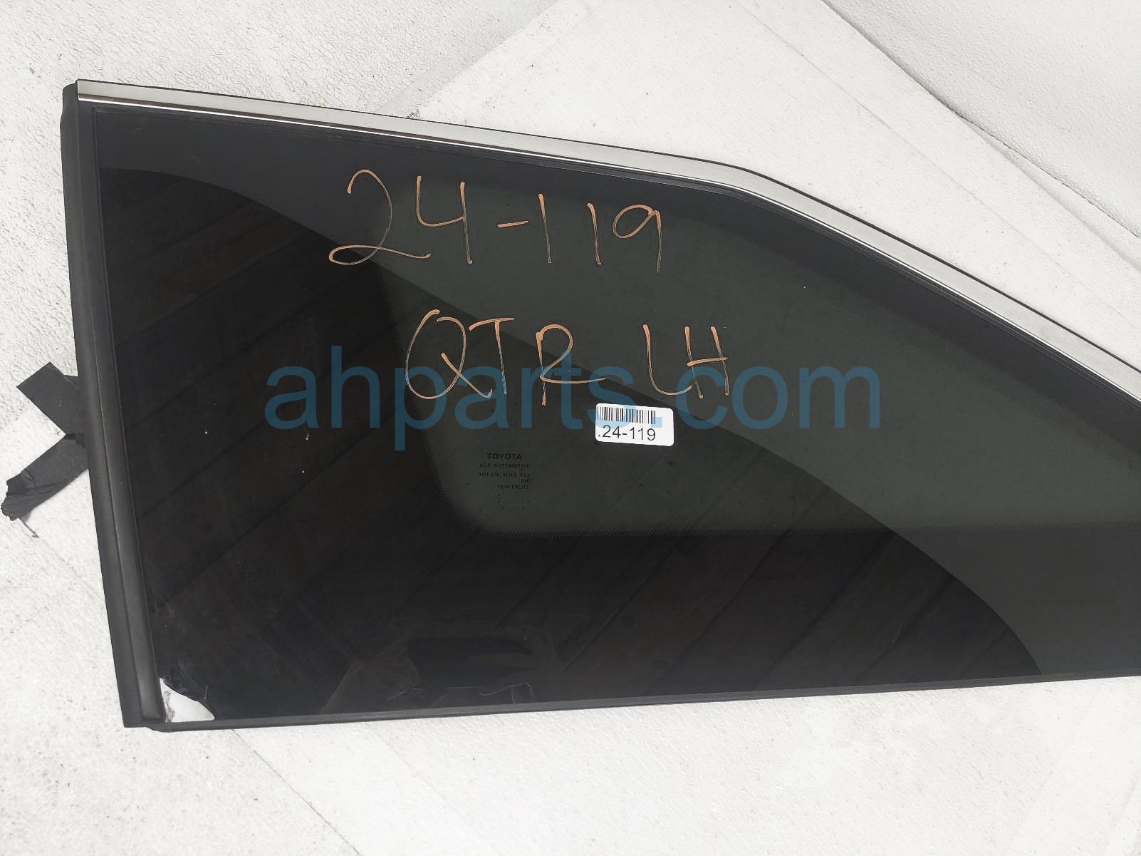 Sold 2022 Toyota Sienna Driver Quarter Window Glass 62740-08181,