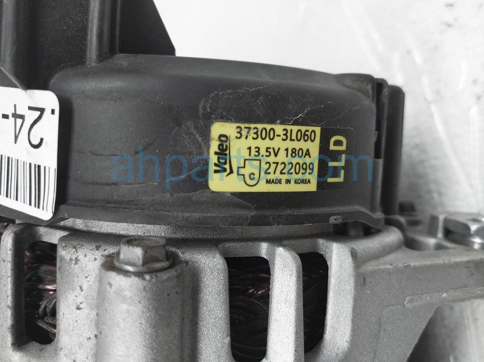 Sold 2021 Kia Telluride Alternator / Generator - 47k 37300-3L060,