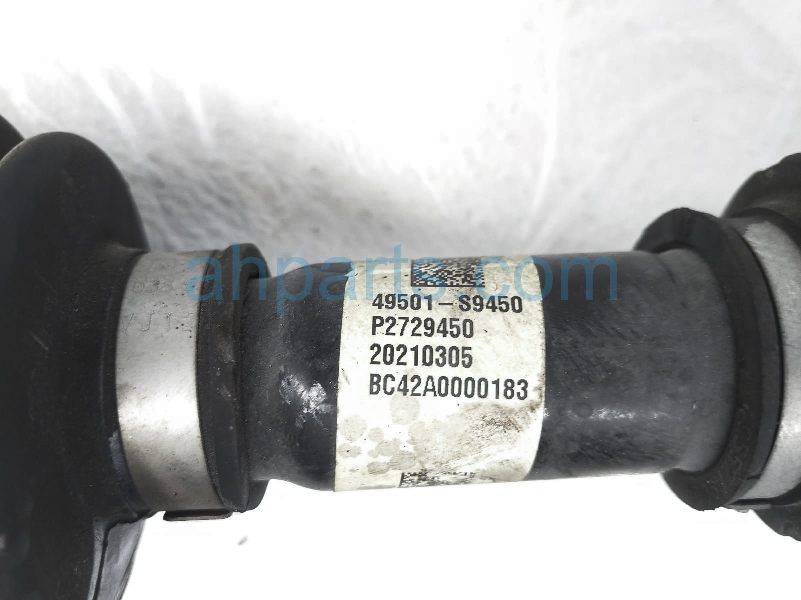 Sold 2021 Kia Telluride Front Passenger Cv Axle Drive Shaft 49501-S9450