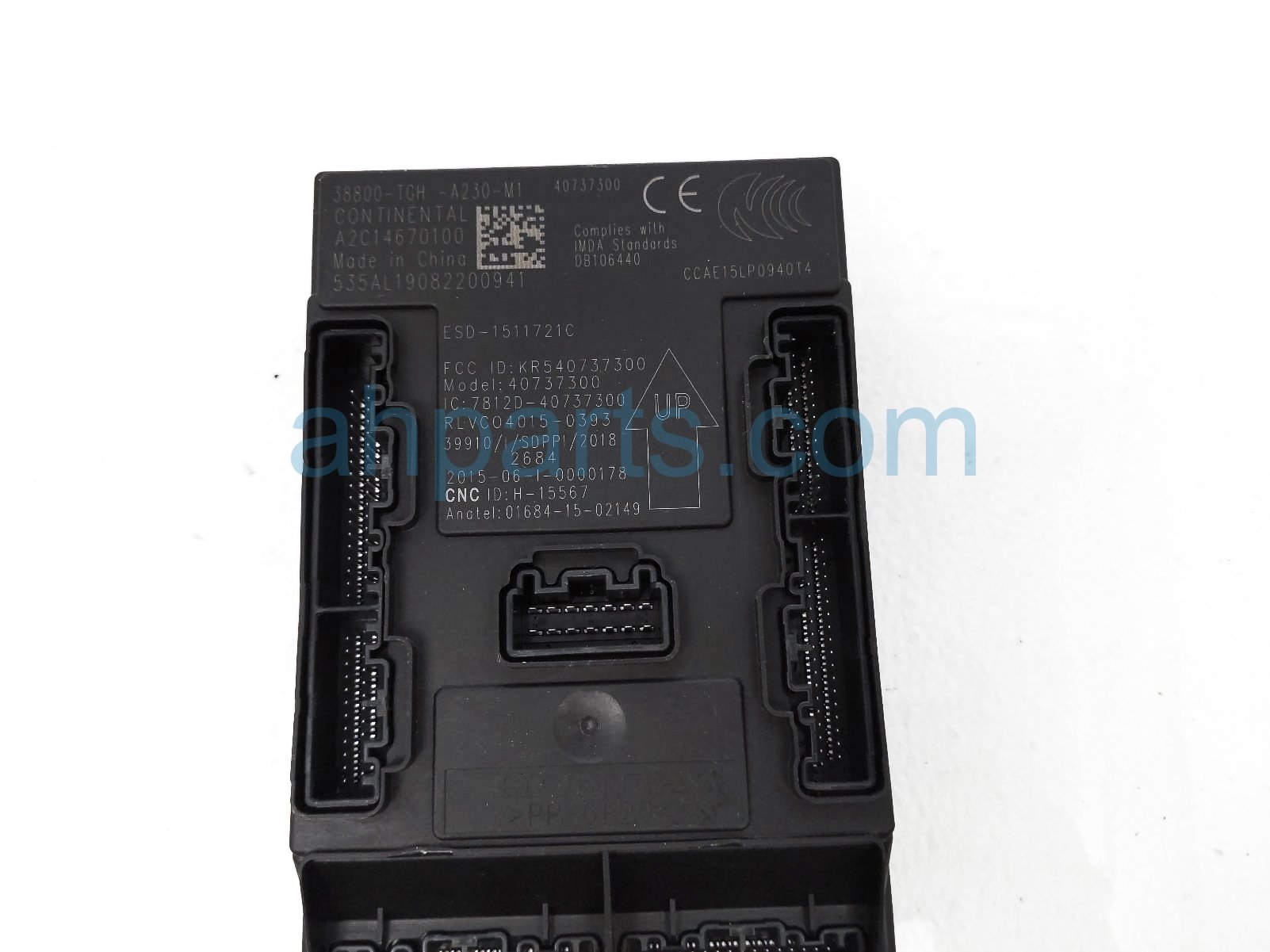 2019 Honda Civic Body Control Module (bcm) Type-r 38800-TGH-A23,