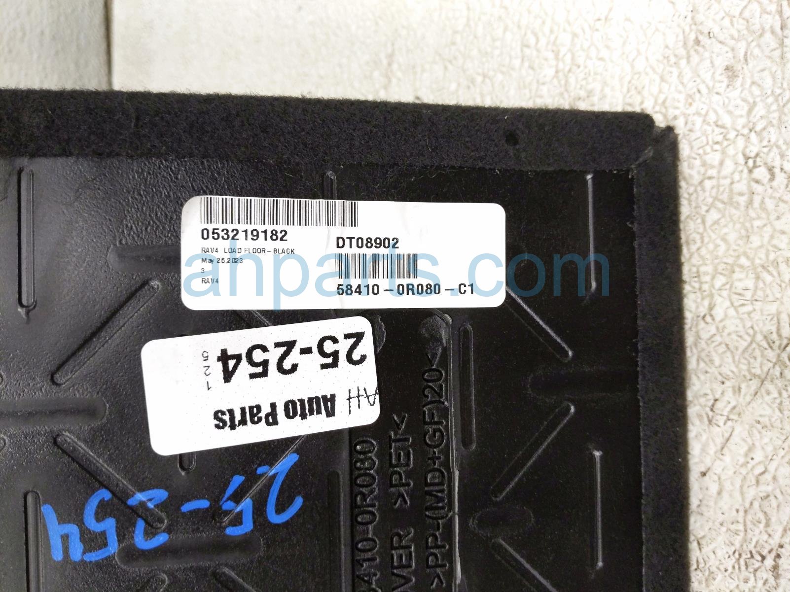 2023 Toyota Rav 4 Cargo Room Floor Board Lid - Black 58410-0R080-C1,
