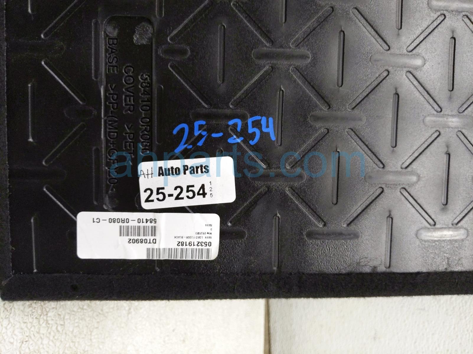 2023 Toyota Rav 4 Cargo Room Floor Board Lid - Black 58410-0R080-C1,